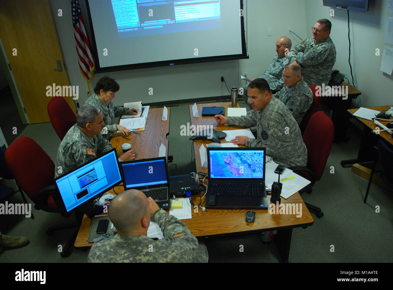 Army field desk hi-res stock photography and images - Alamy