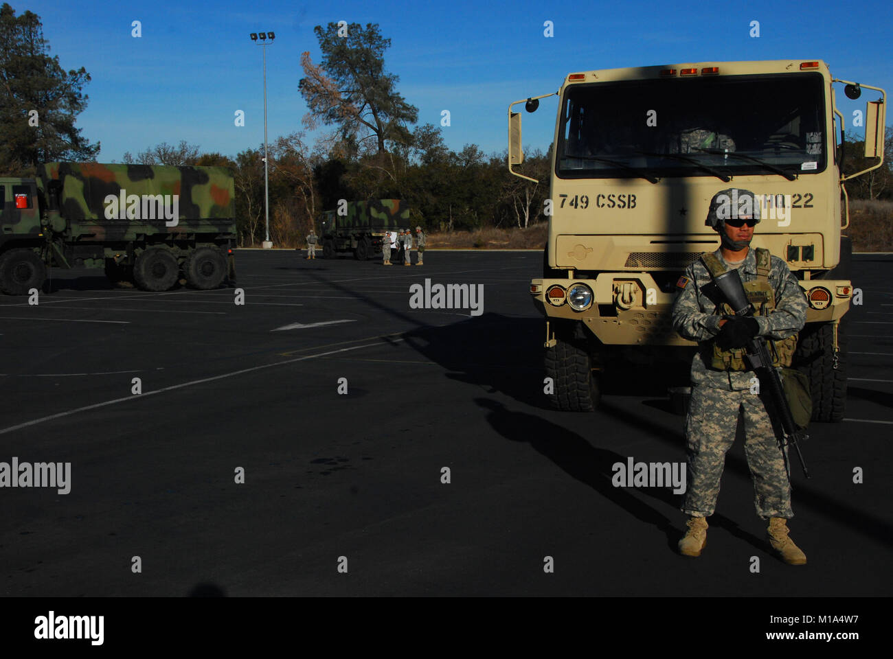 California Army National Guard Spc. Nathan Seguritan of the 115th ...