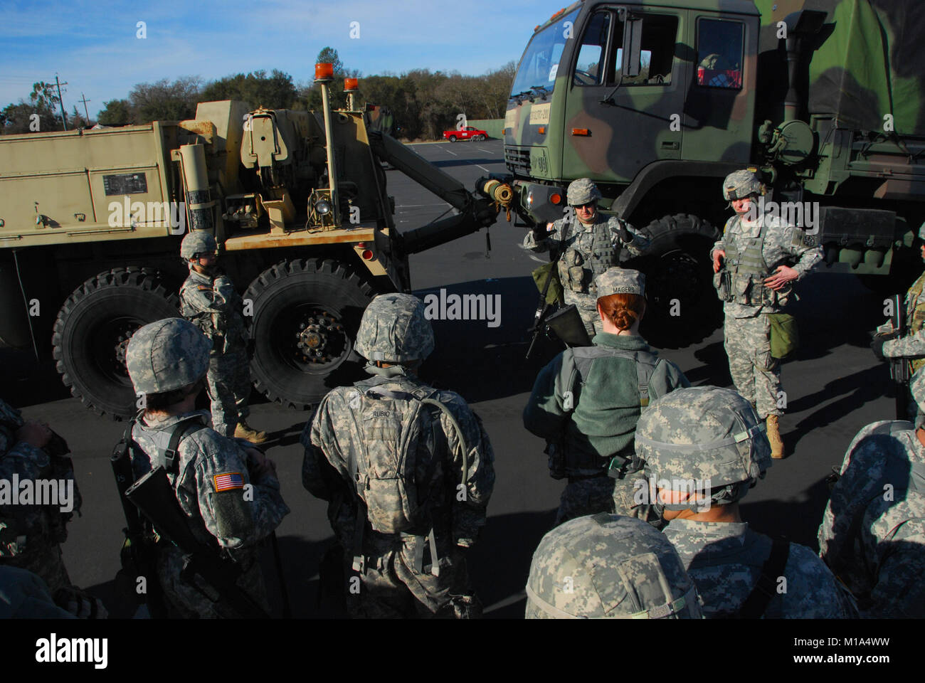 California Army National Guard Staff Sgts. David Ingles and Shelda ...