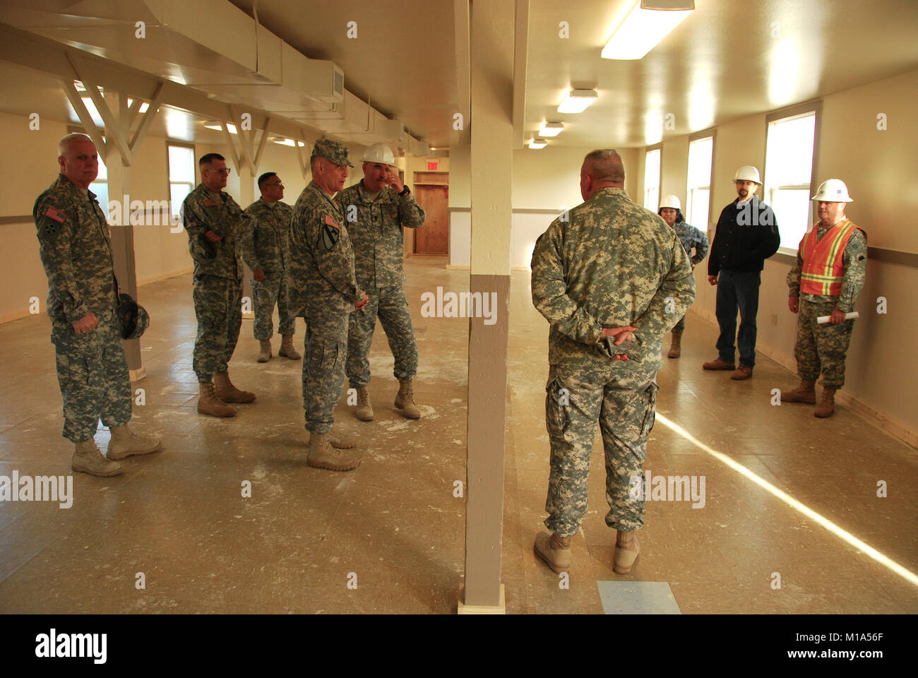 Sgt. Maj. of the Army Raymond F. Chandler III, listens to Command Sgt ...
