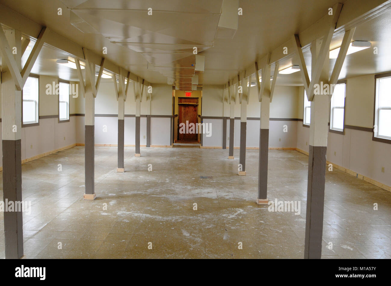 Inside a current transient barrack. A lot of these are under renovation ...