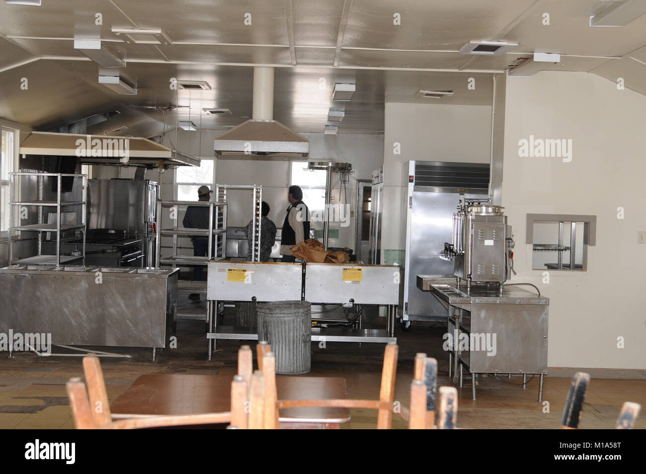 These are shots of a few of the transient barracks dining halls that ...