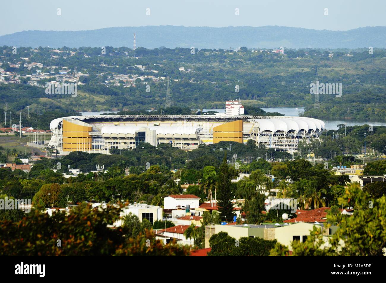 Cachamay soccer stadium, Venezuela, south america Stock Photo - Alamy