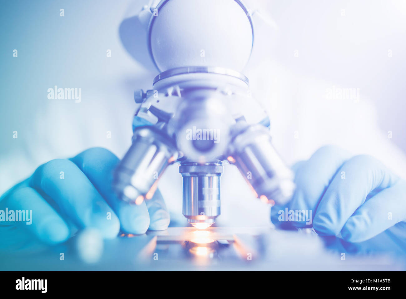 Test sample microscope hi-res stock photography and images - Alamy