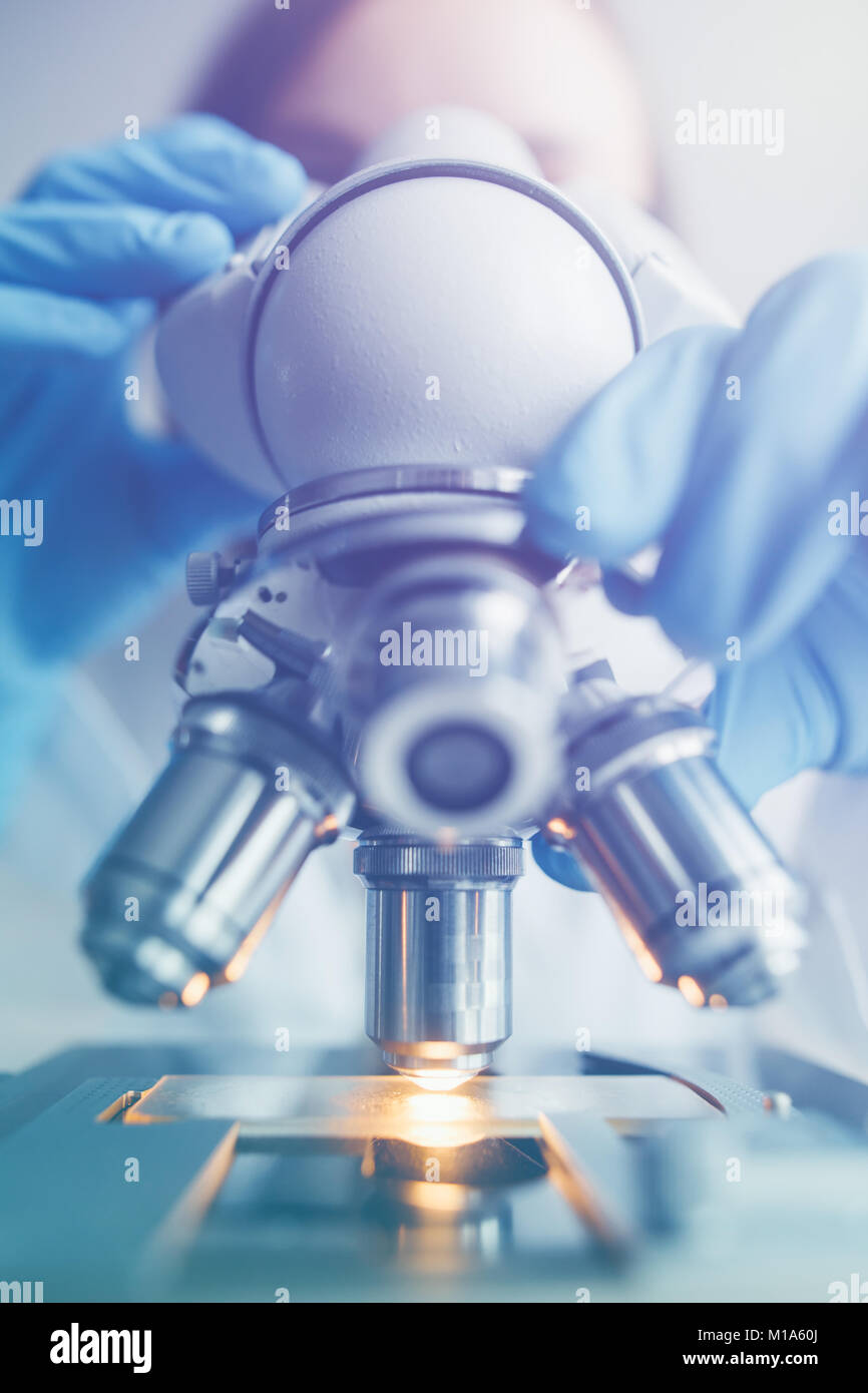 Test sample microscope hi-res stock photography and images - Alamy