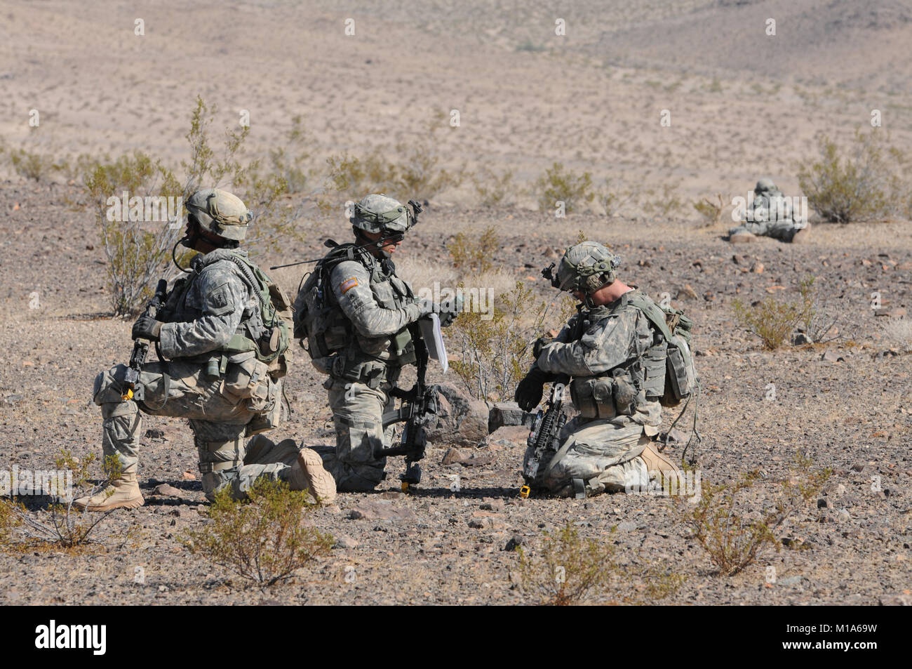 Soldiers from the 2nd battalion the light infantry hi-res stock ...