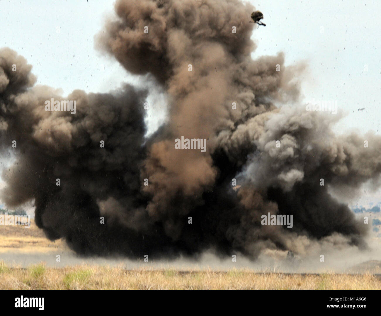 While conducting range clearance during their annual training at Camp ...