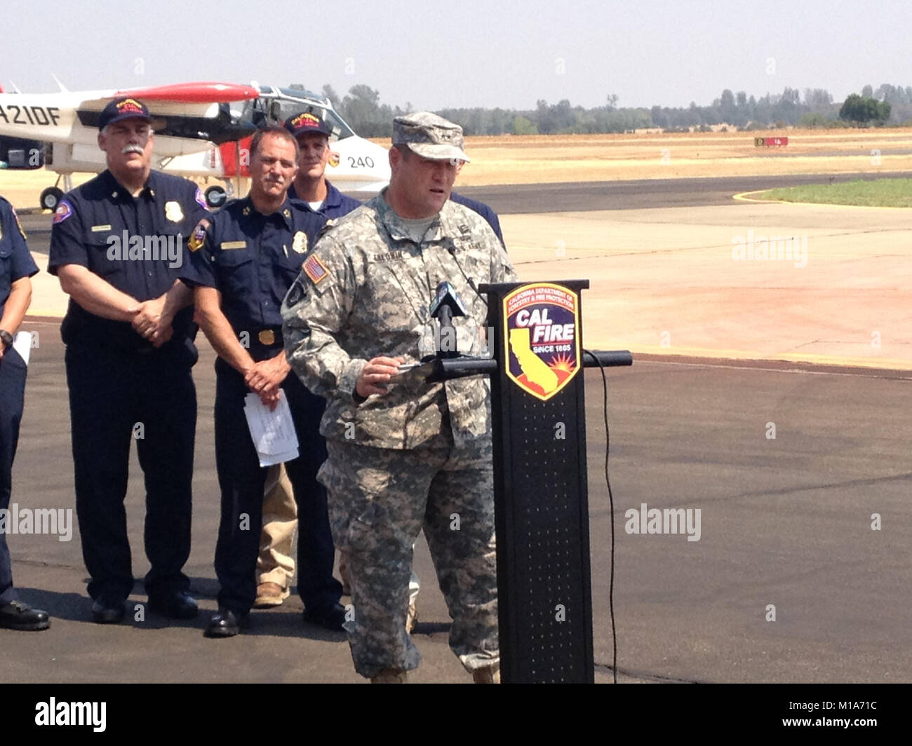 State emergency response leaders, Ken Pimlott, director for the ...