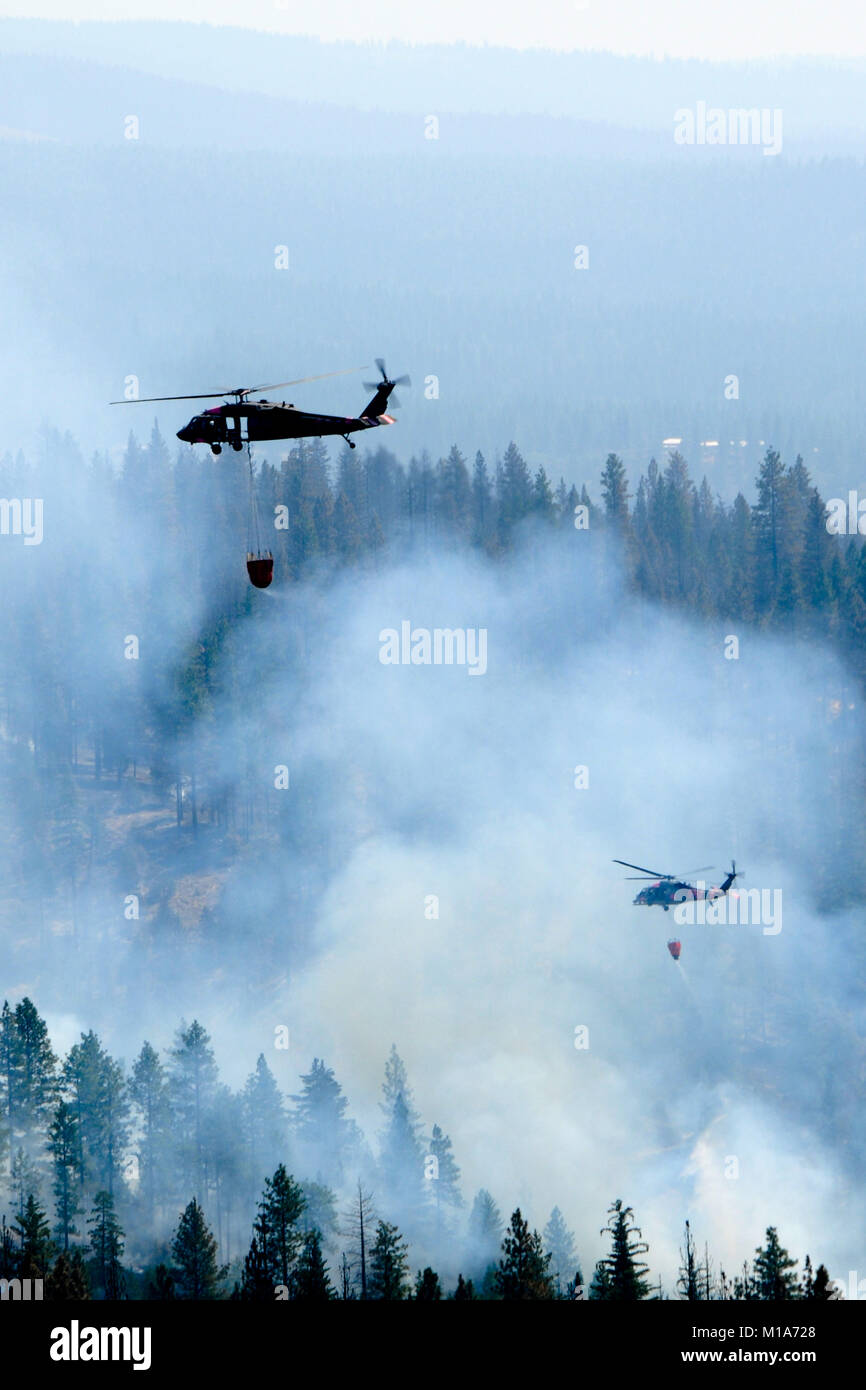 California Army and Air National Guard firefighting aircraft and their ...
