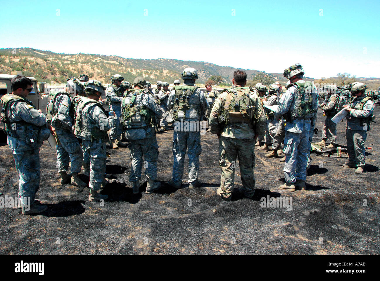 During annual training in May 2016 Soldiers from Bravo Battery, 1st ...