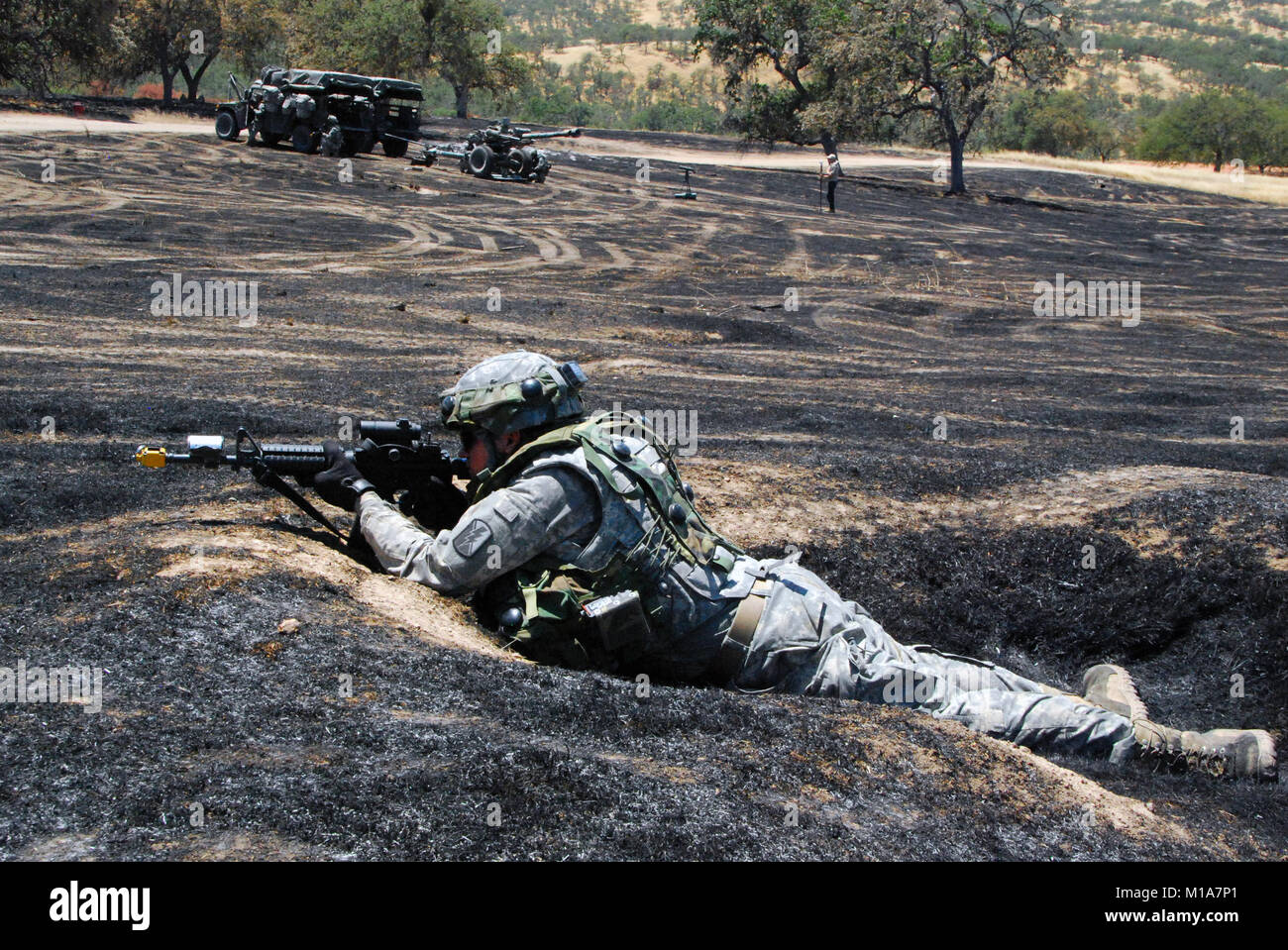 During annual training in May 2016 Soldiers from Bravo Battery, 1st ...
