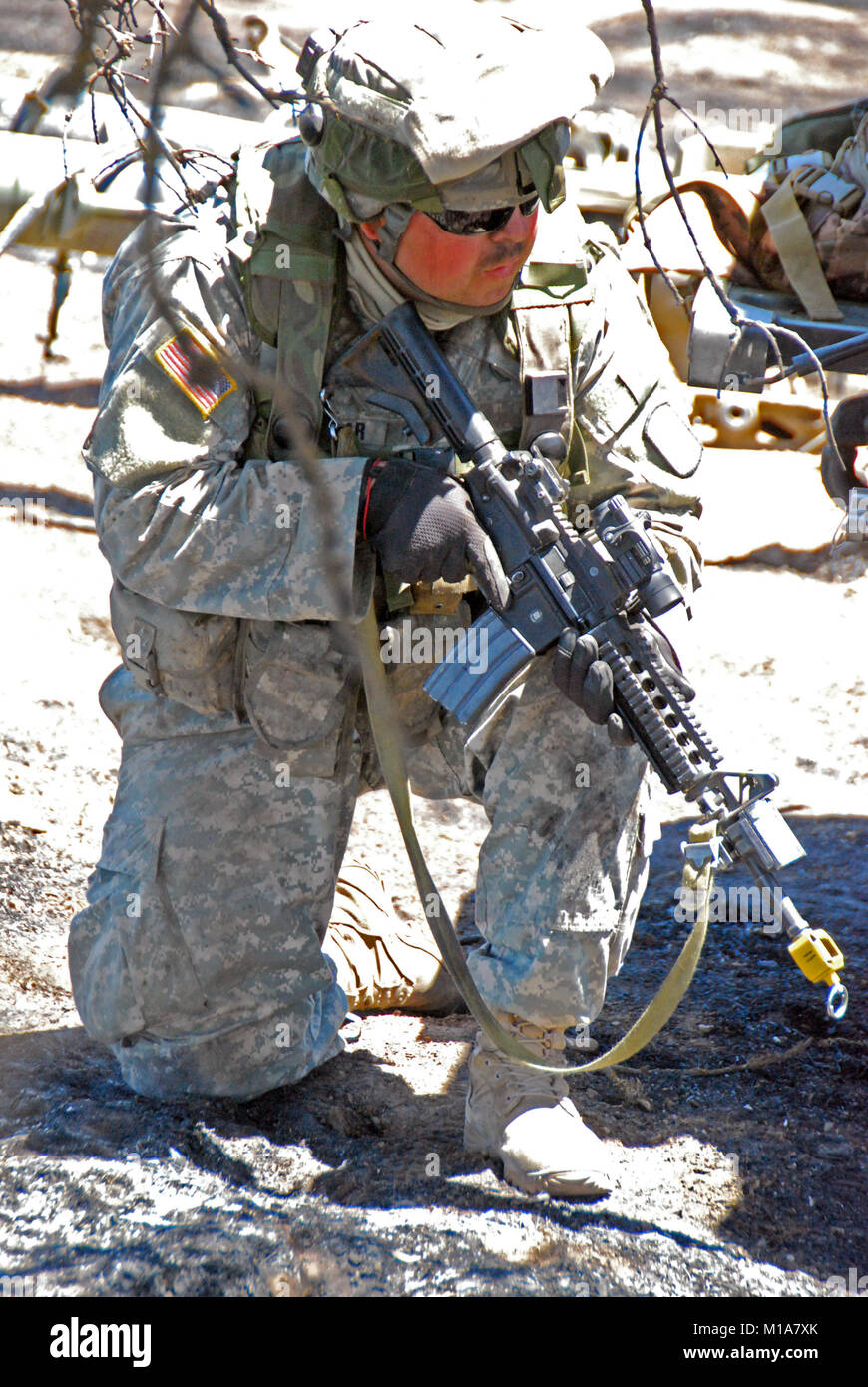 During annual training in May 2016 Soldiers from Bravo Battery, 1st ...