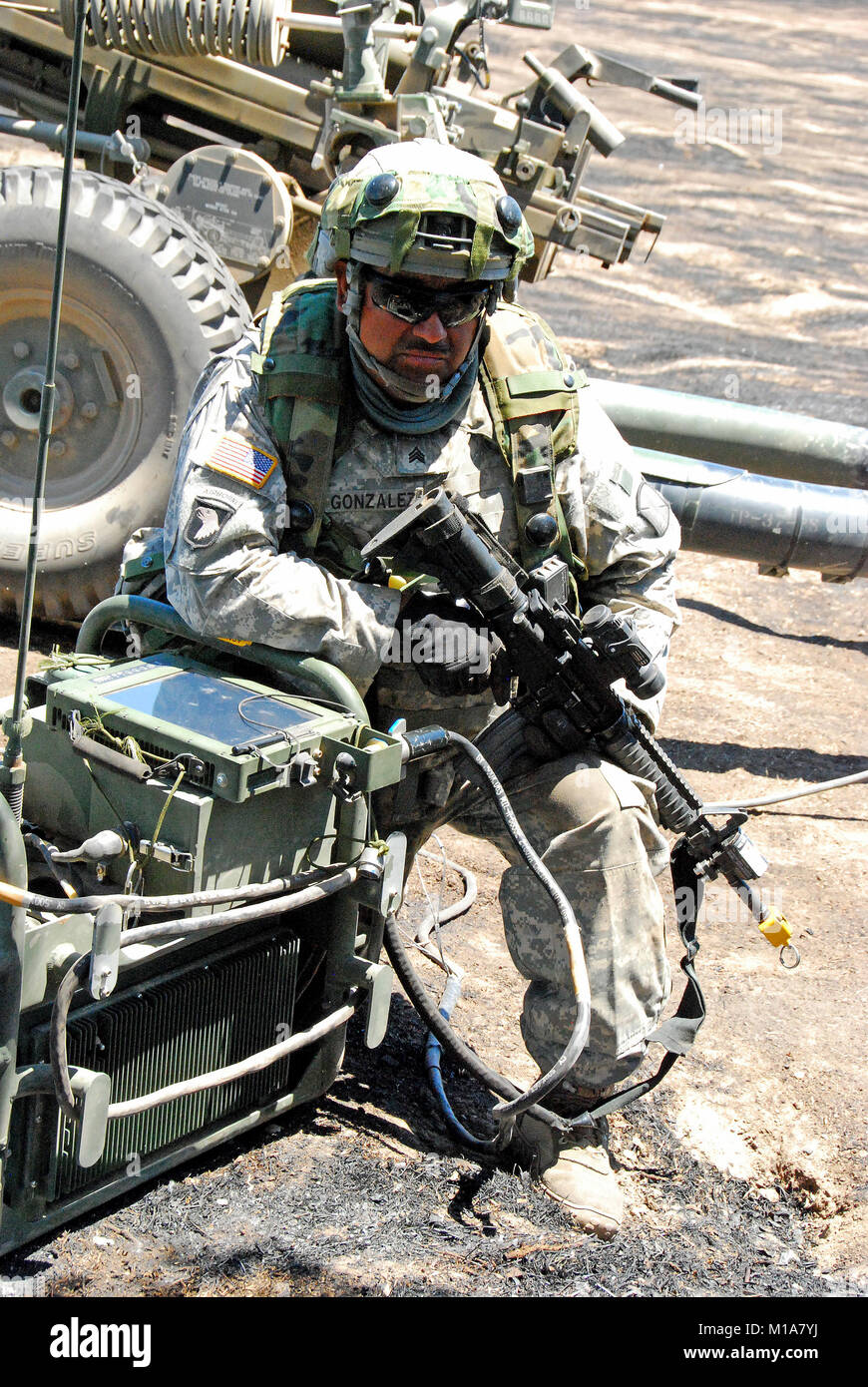 During annual training in May 2016 Soldiers from Bravo Battery, 1st ...