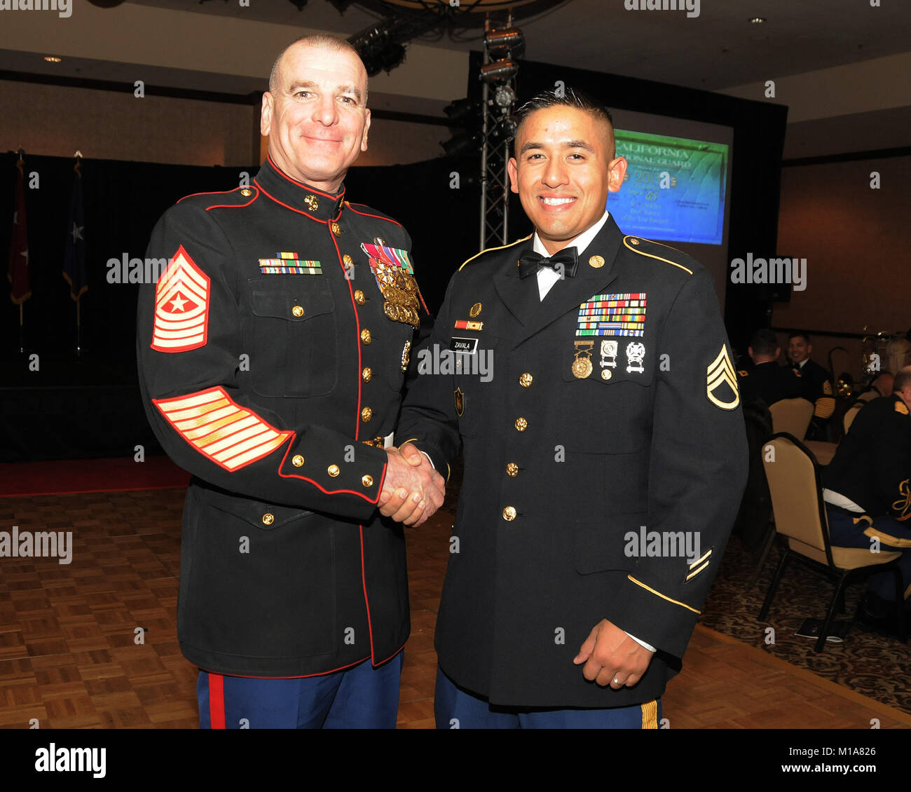 The first annual joint awards ceremony for the California Army and Air ...