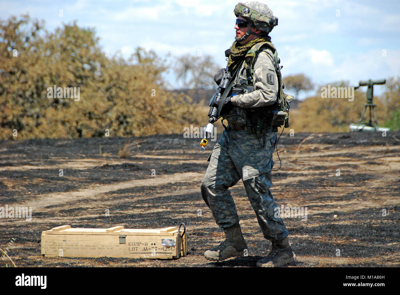 During annual training in May 2016 Soldiers from Bravo Battery, 1st ...