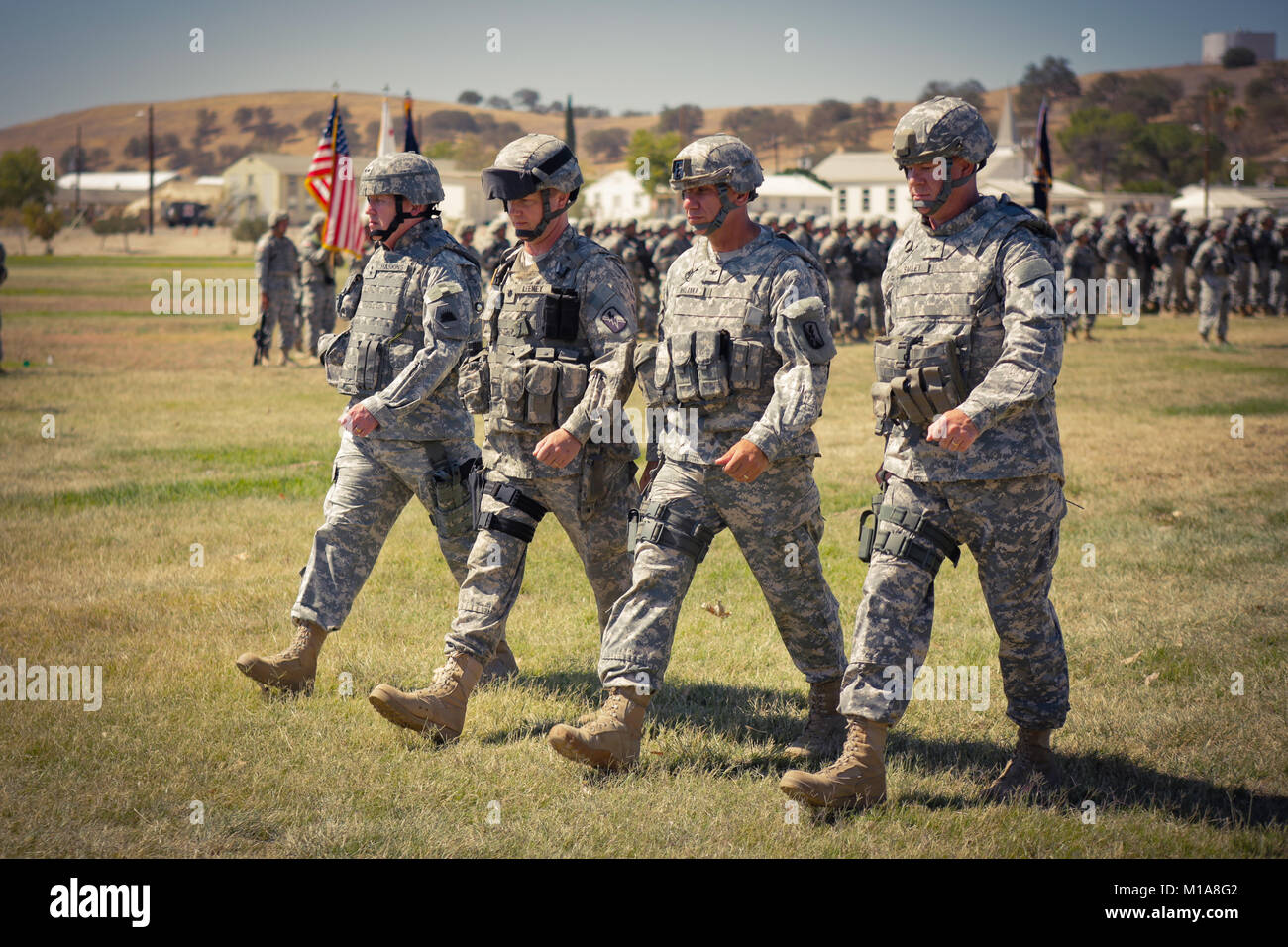 Maj. Gen. Lawrence Haskins, Lt. Col. Michael Leeney, Col. Mark Malanka ...