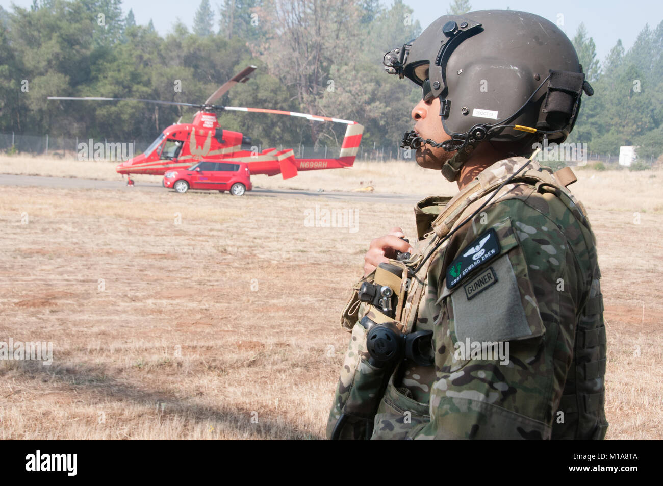 Photos show helibase, 129th Rescue Wing, cloud coverage, fires, and ...