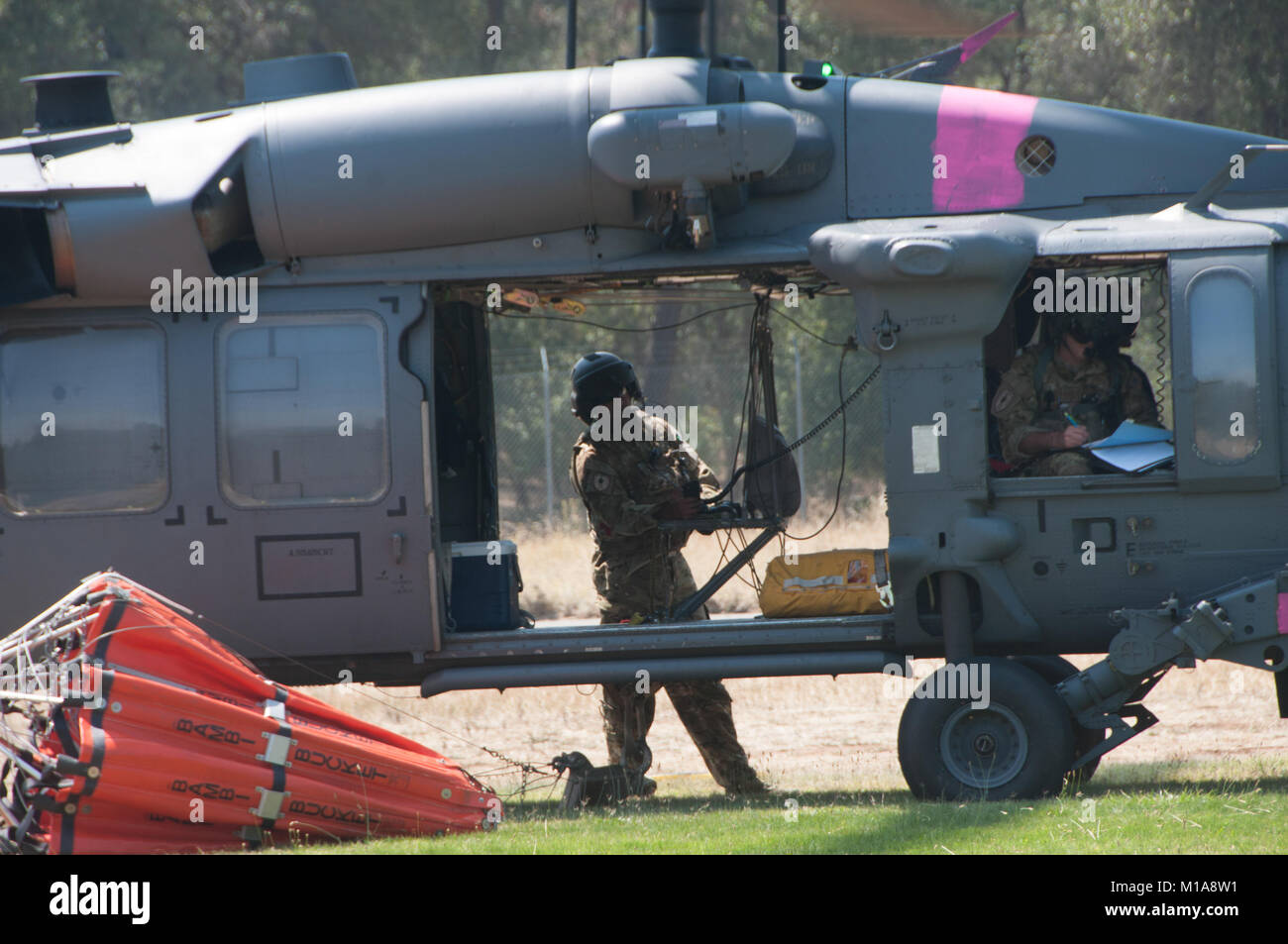 Photos show helibase, 129th Rescue Wing, cloud coverage, fires, and ...