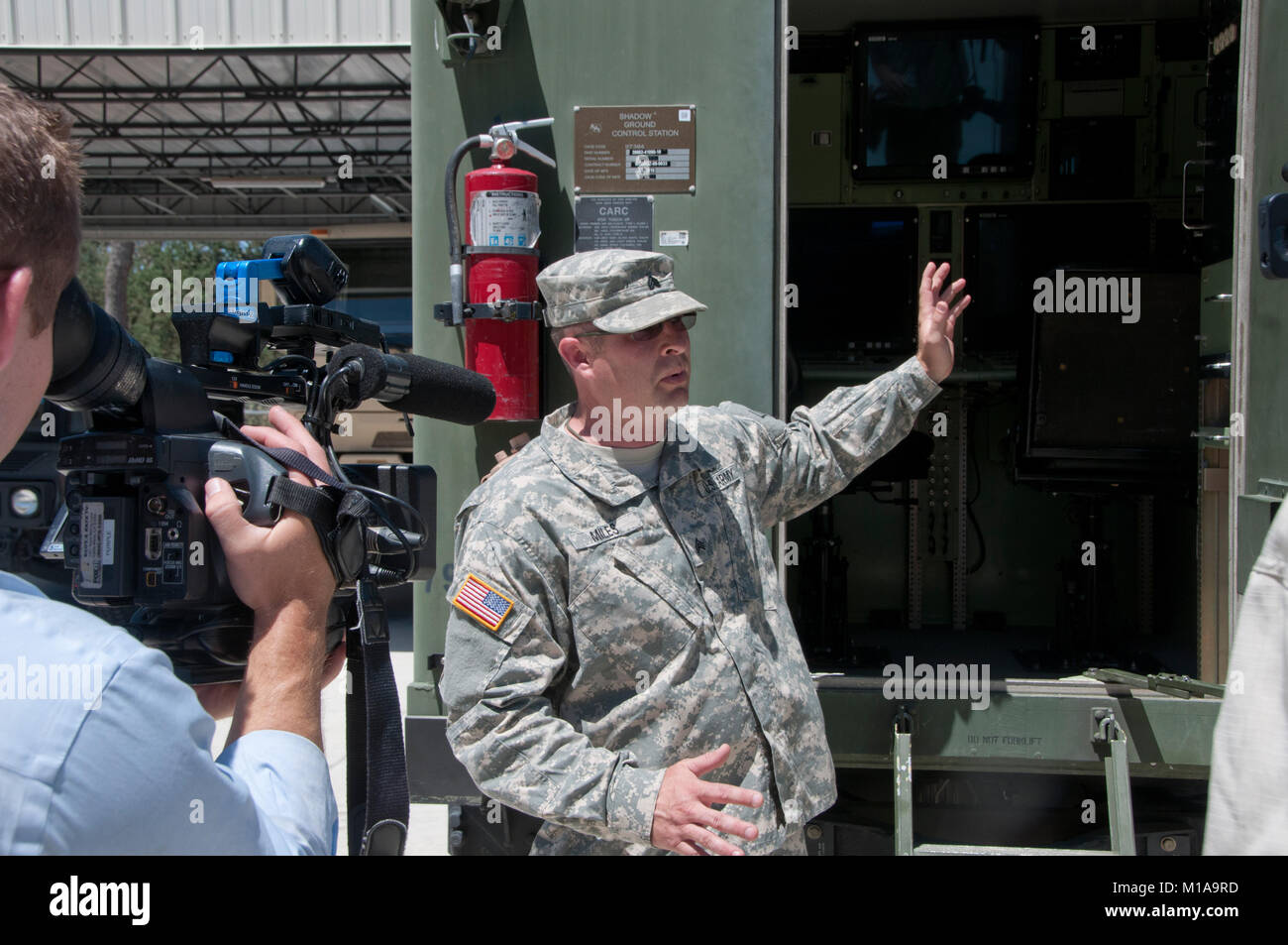 Sgt. Jonathan Miles of the 79th Brigade Special Troops Battalion (BSTB ...