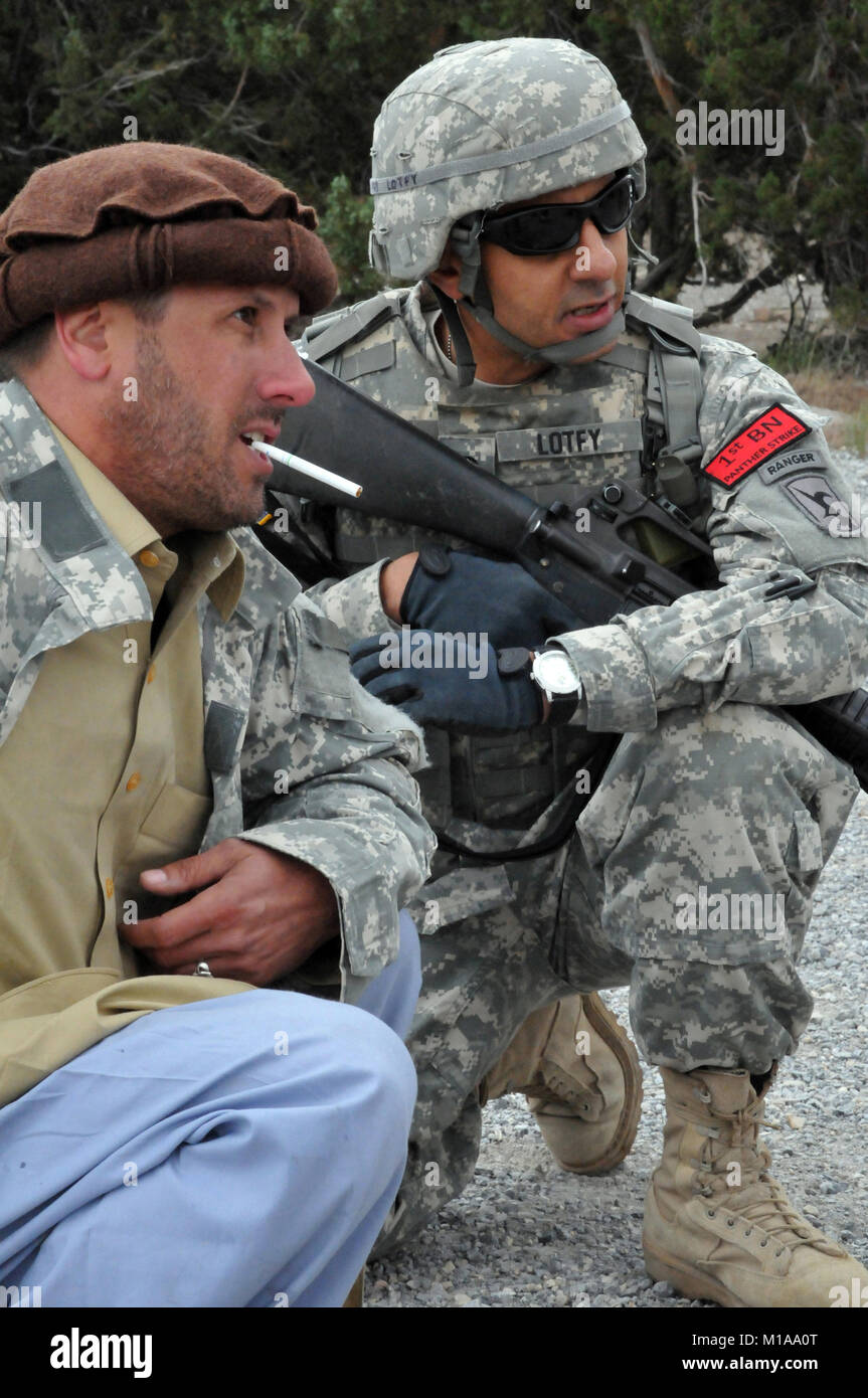 Spc. Walid Lotfy, an intelligence collector with the 250th Military ...