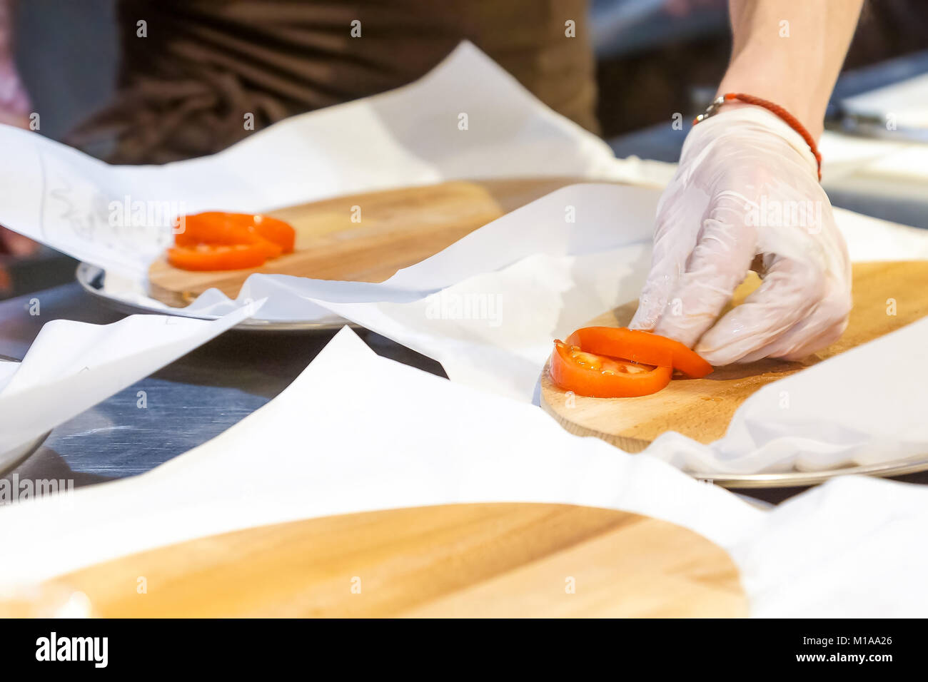 Lay outing tomato rings hi-res stock photography and images - Alamy