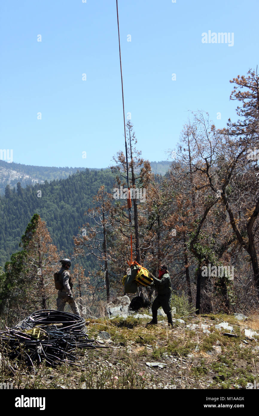 Members of a multi-agency team assembled in support of Operation Tule ...