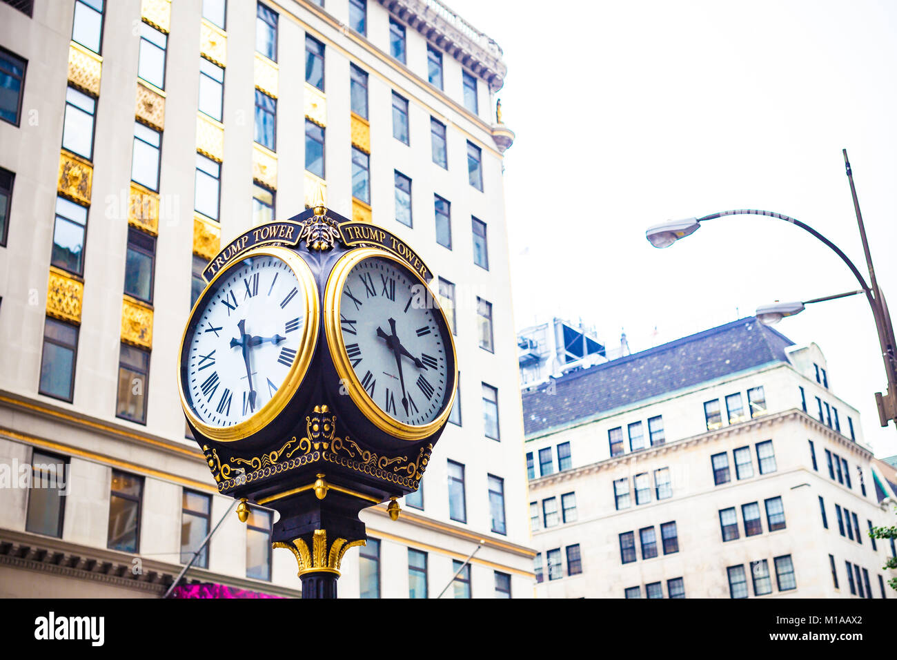 Trump tower detail hi-res stock photography and images - Alamy