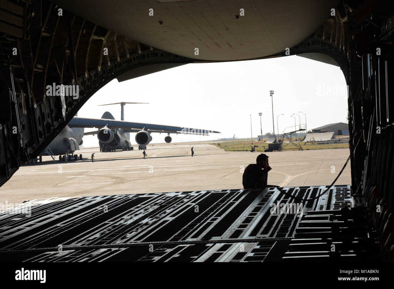 Tech. Sgt. Shane Nichols, 301st Airlift Squadron loadmaster, conducted ...