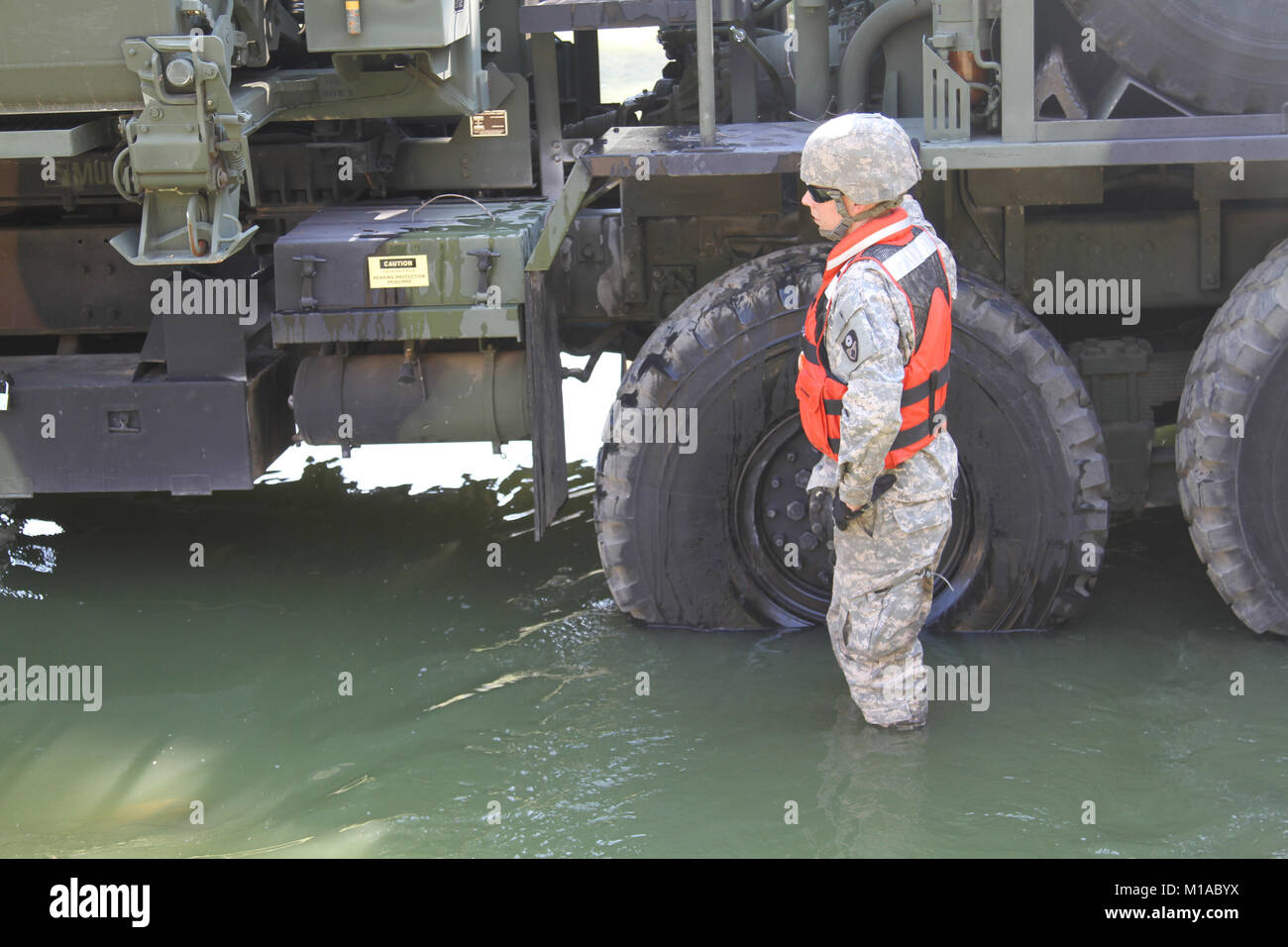 Sgt. Ben Ritchie of the 132nd Multirole Bridge Company (MRBC ...