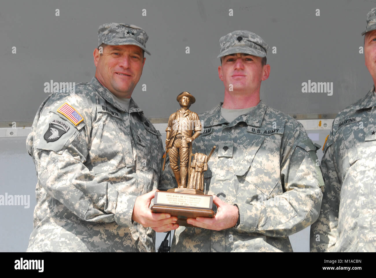Spc. John Cunningham, a scout with B Troop, 1-18th Cavalry, 79th ...