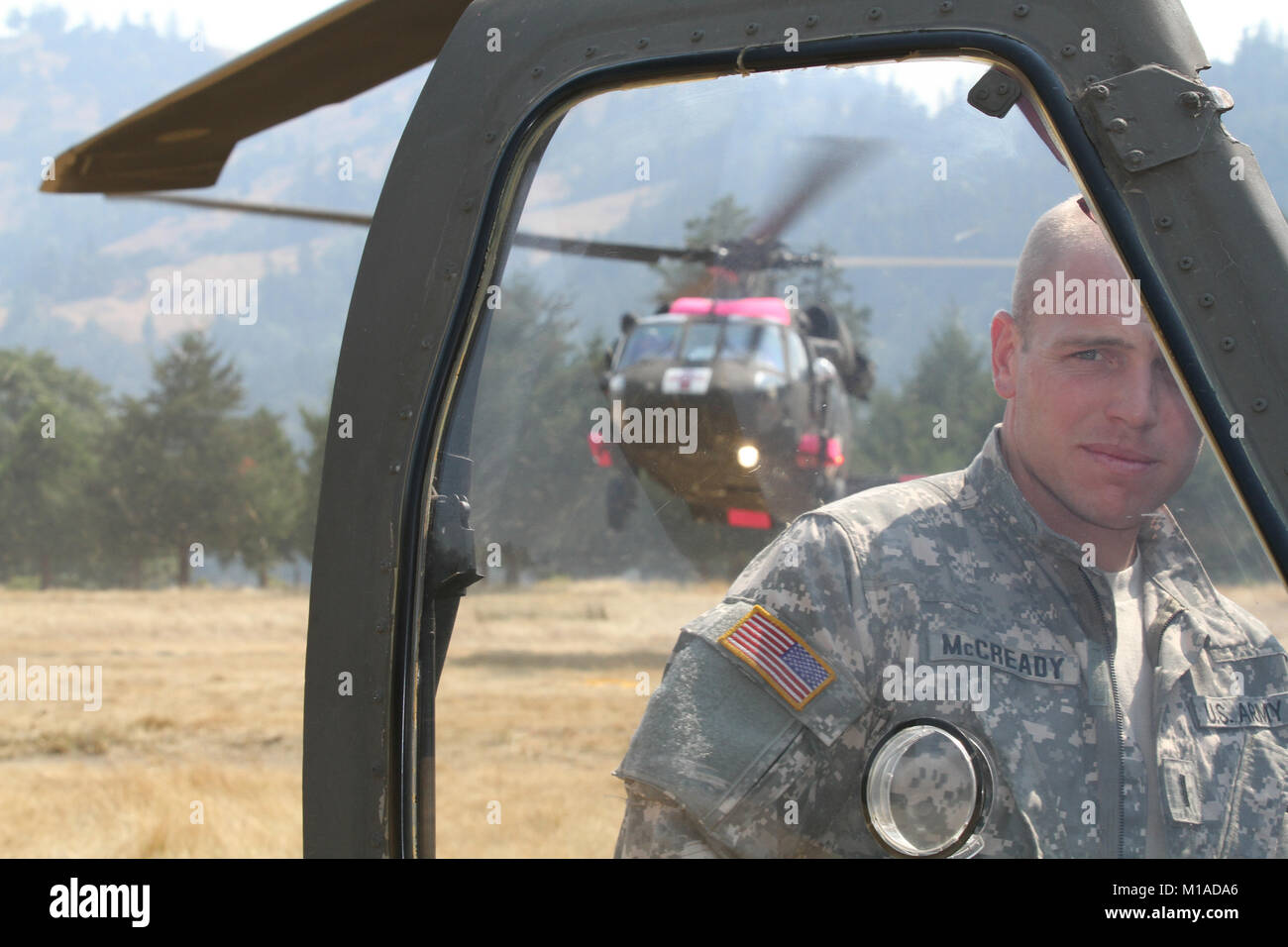 First Lt. David McCready, pilot, Task Force Medevac, California Army ...