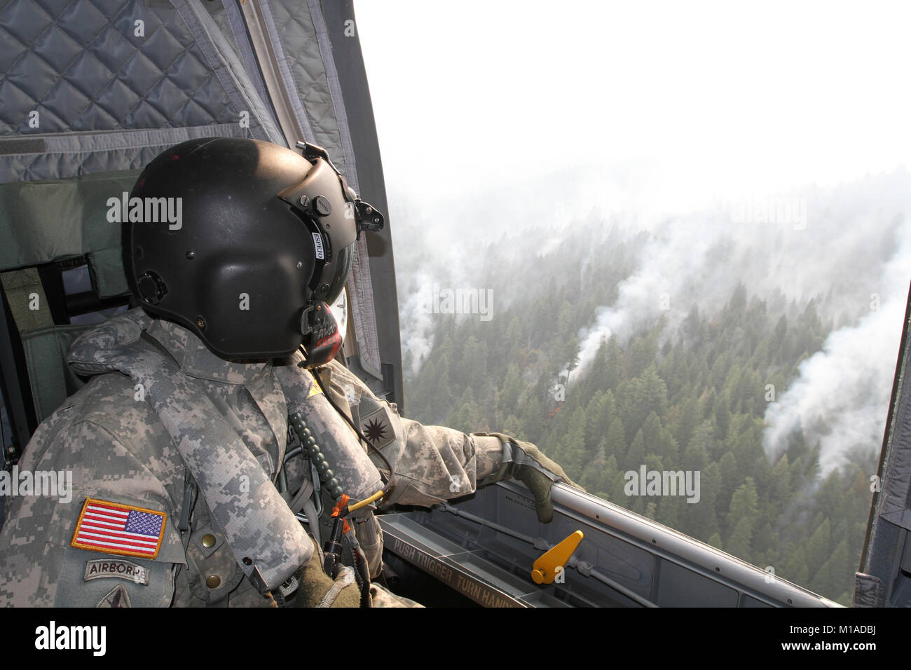 Sgt. Charles Espejo, a CH-47 Chinook flight engineer with the ...