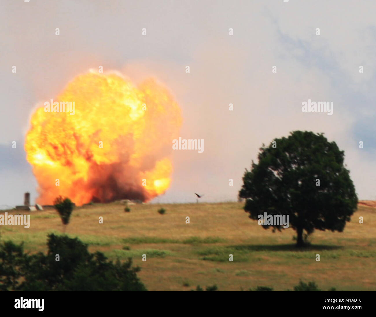 090622-A-4563S-002 EOD explosion near Camp Bondsteel, Kosovo. (U.S ...