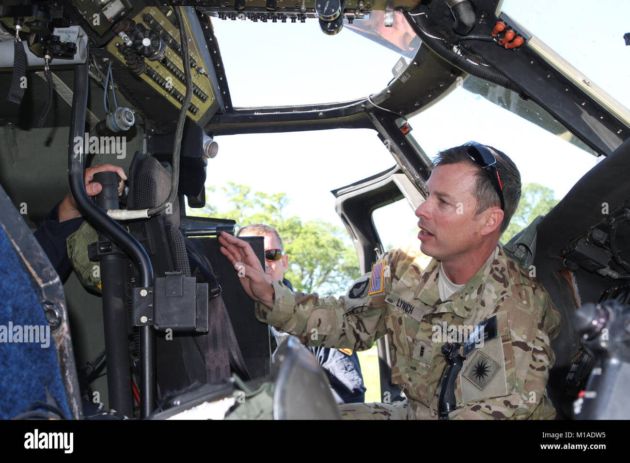 Chief Warrant Officer 3 Brandon Lynch, pilot from the California Army ...