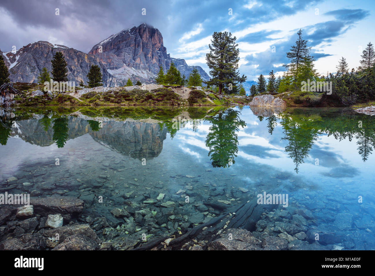 Beautiful landscape in Dolomites Stock Photo - Alamy