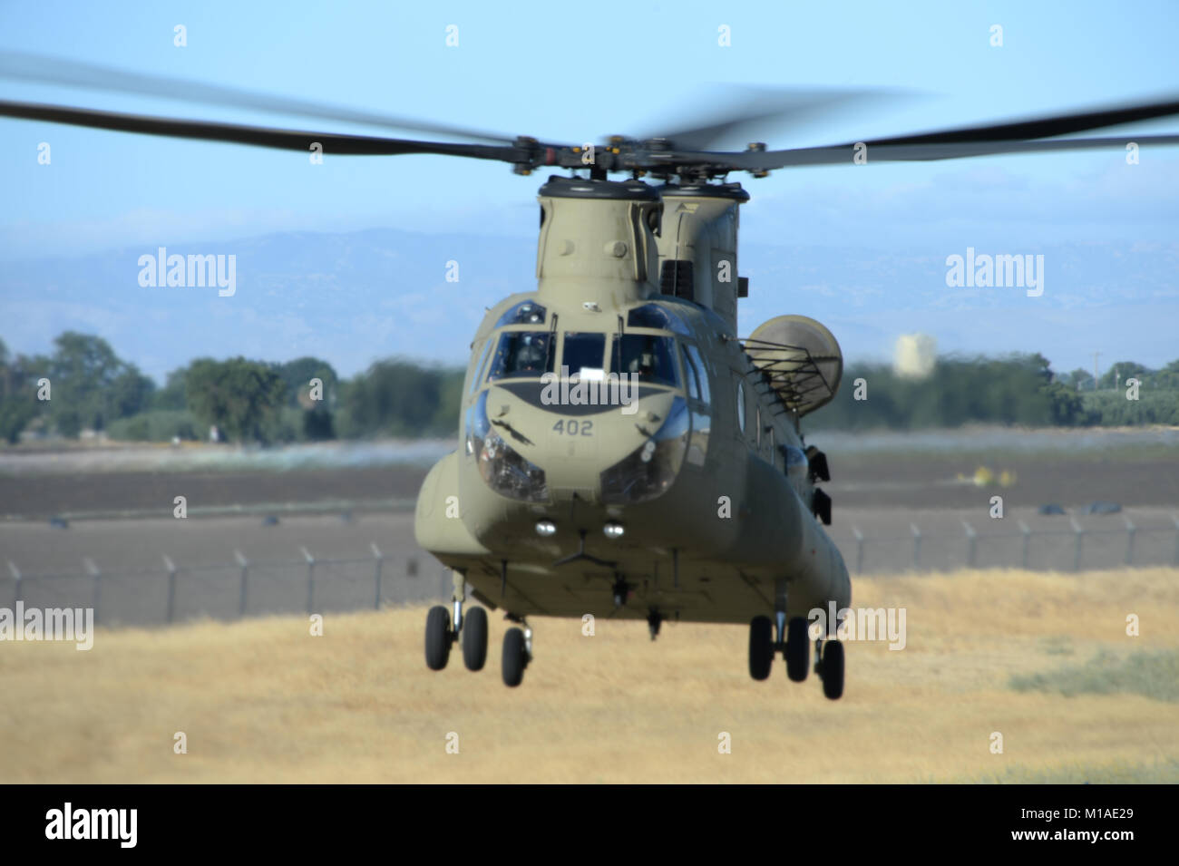 Four California Army National Guard CH-47 Chinook crews based out of ...