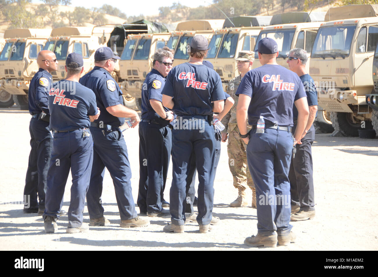 Nearly 400 California Army National Guard Soldiers from the 578th ...