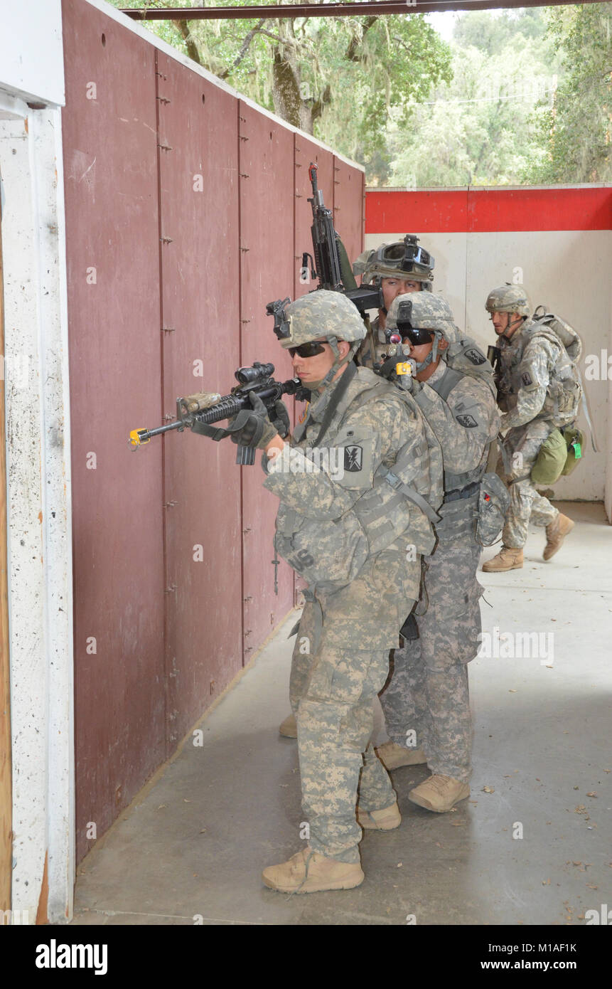 California Army National Guard Soldiers from the 1st Battalion, 184th ...