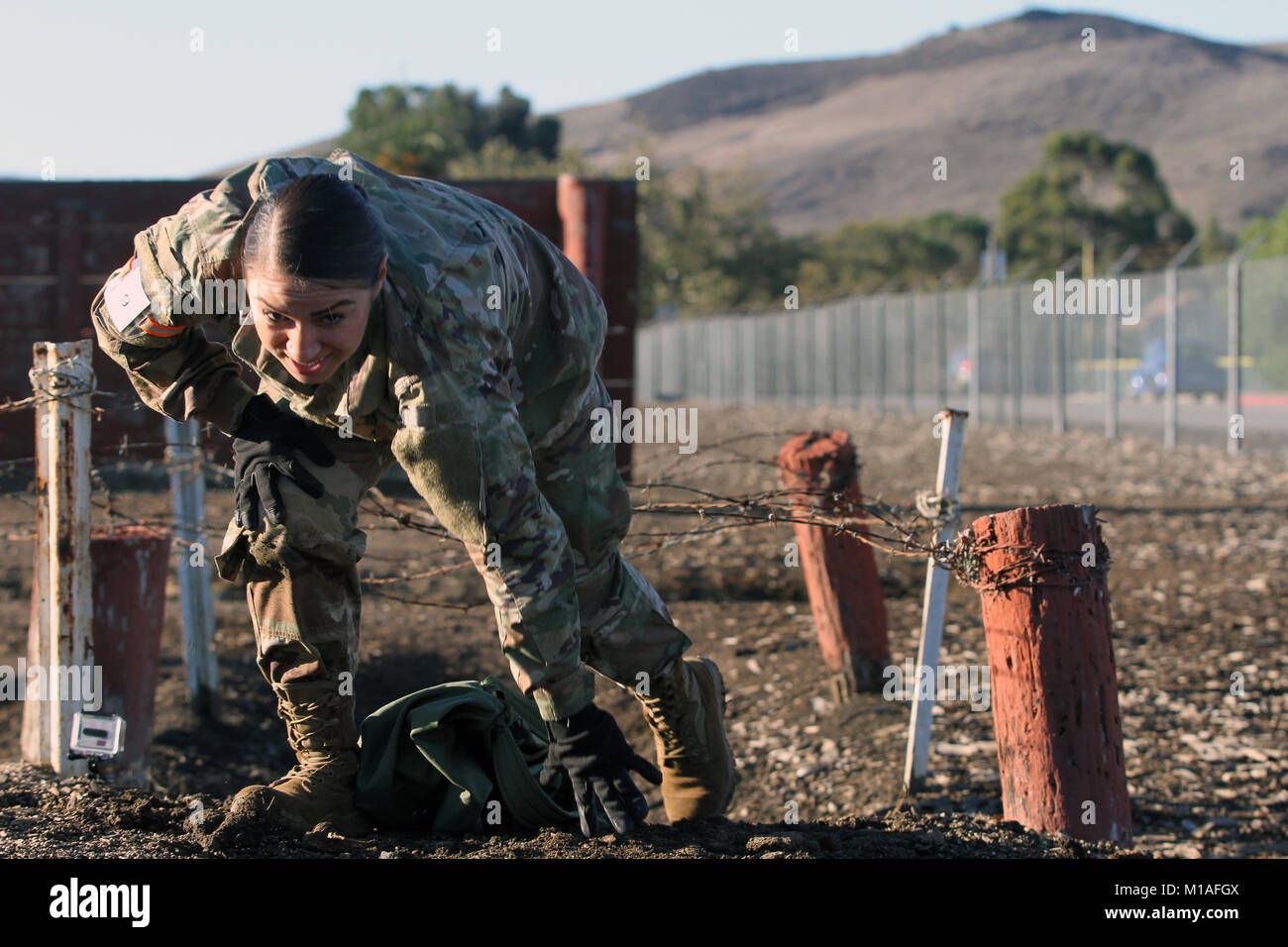 The California Army National Guard’s Sgt. Natalie Aquino of the 870th ...