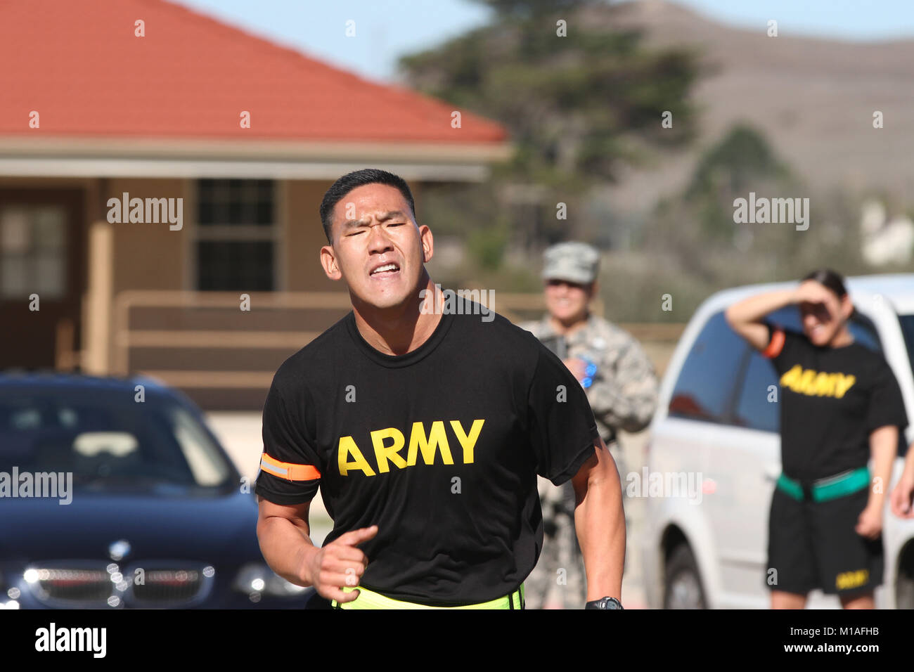 Pfc. David Chang of the California Army National Guard’s Headquarters ...