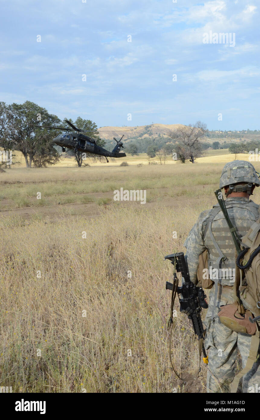 California Army National Guard Soldiers from the 1st Battalion, 184th ...