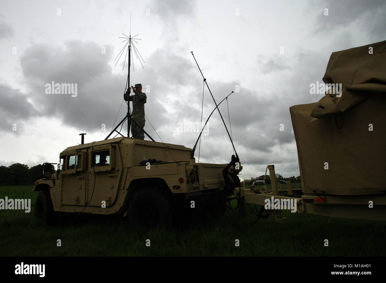 Spc. Kevin Pereyda, a signal support systems specialist and radio ...