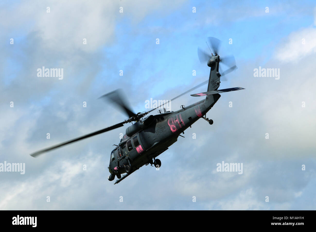 An HH-60G Pave Hawk helicopter from the 129th Rescue Squadron from ...