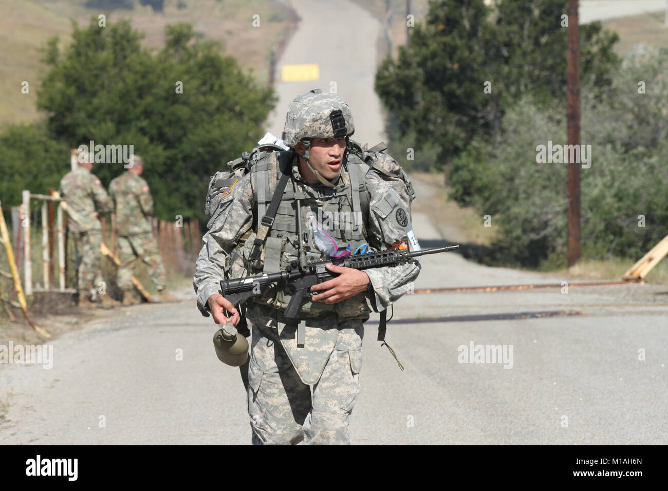 Nevada Army National Guardsman Sgt. Oswald Sanchez, of the 221st ...