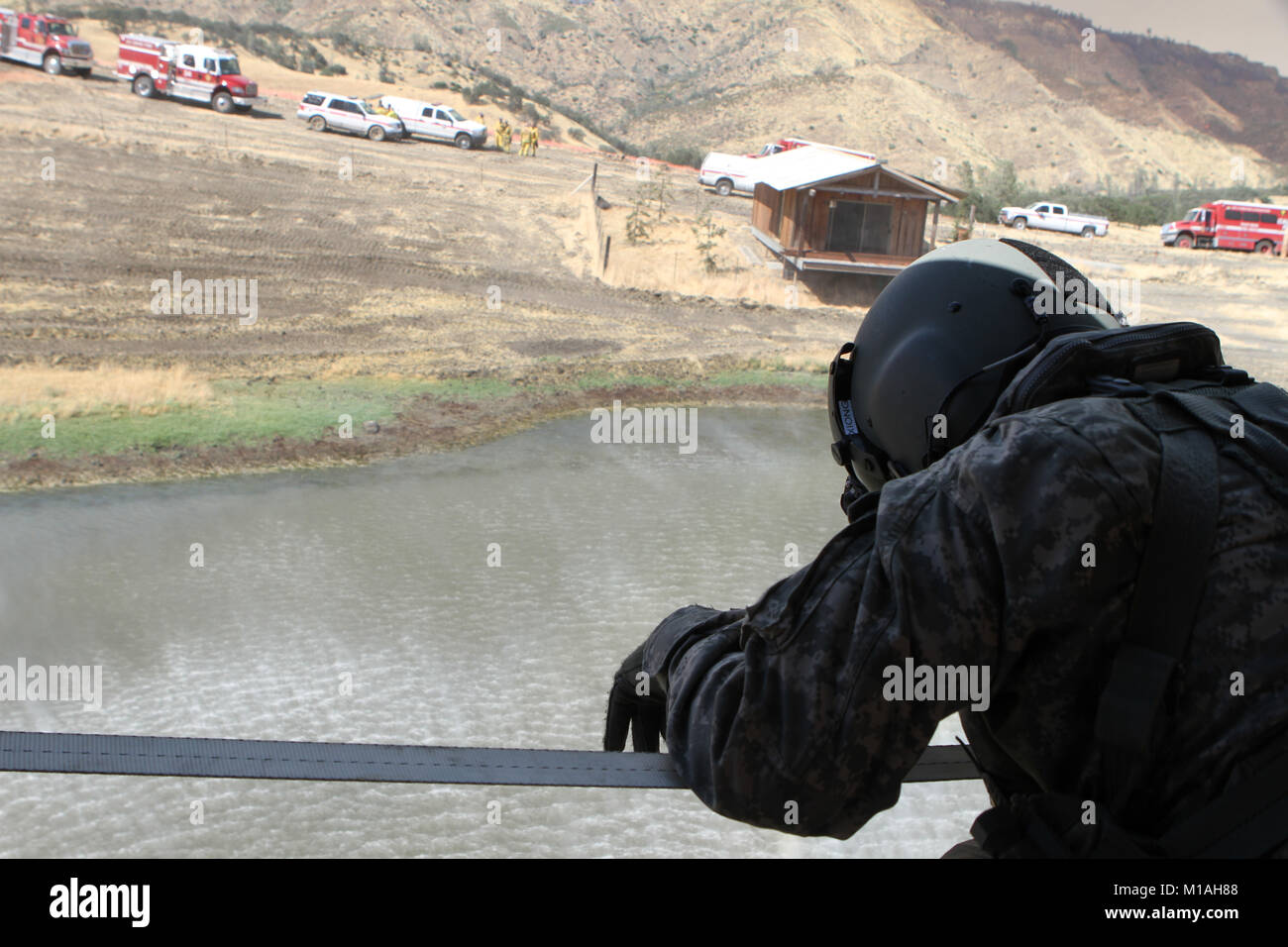 Staff Sgt. Ge Xiong, crew chief aboard a UH-60 Black Hawk from the ...