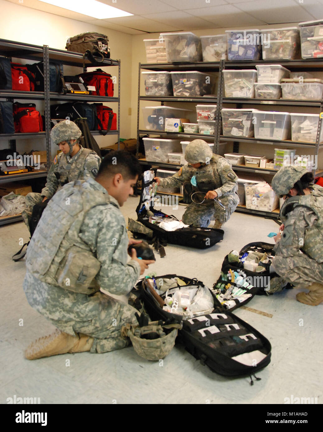 Cal Guard Army combat medics from across the state participated in a ...