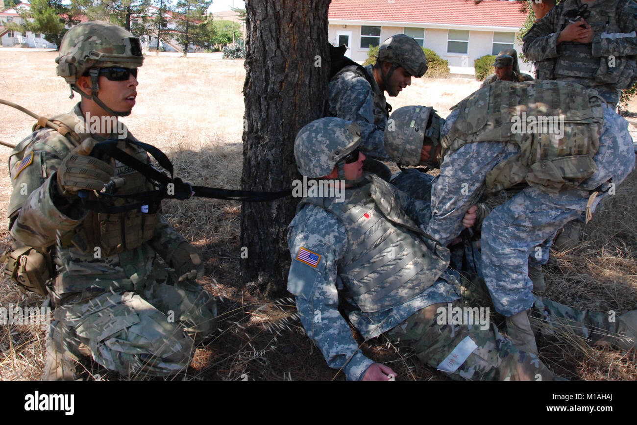 Cal Guard Army combat medics from across the state participated in a ...