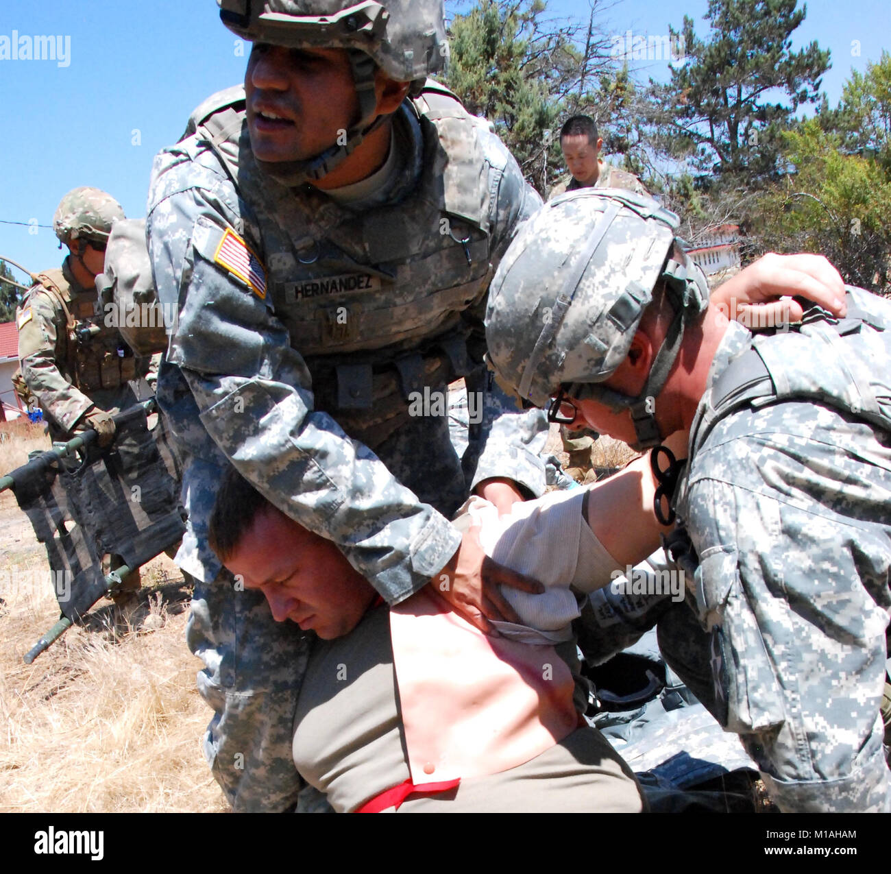 Cal Guard Army combat medics from across the state participated in a ...