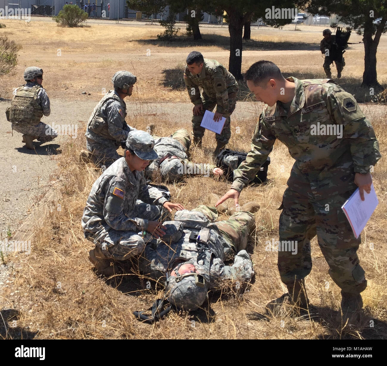 Cal Guard Army combat medics from across the state participated in a ...