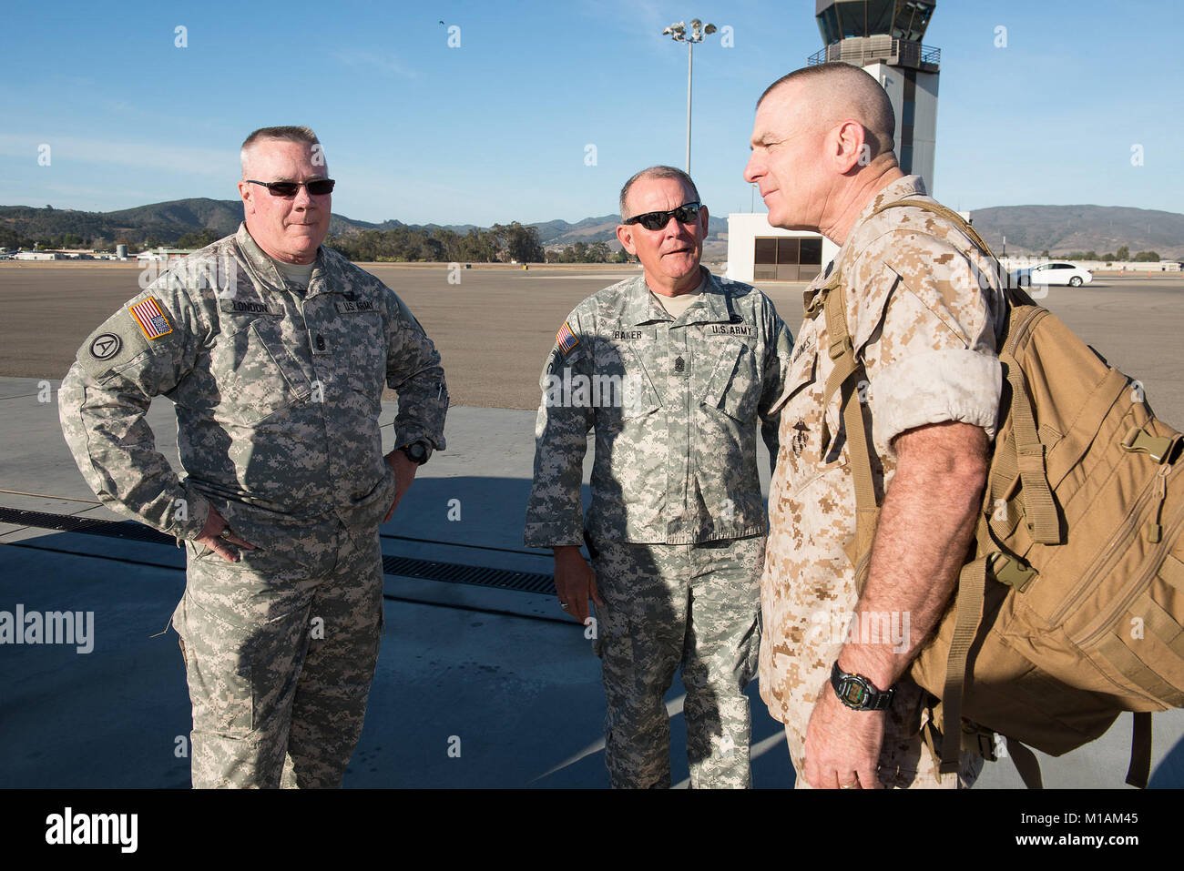 Images from Tech Sgt. Gallahan, SEAC photographer, showing Sgt. Maj ...